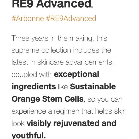 Arbonne | Makeup | Arbonne Re9 Advanced Set Less Night Cream Sold ...